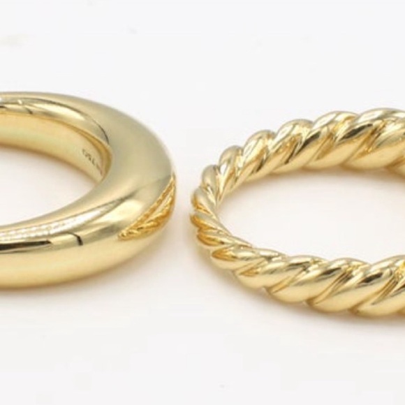 David Yurman | Jewelry | Nwt David Yurman 8k Yellow Gold Pure Form ...